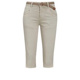 Gina Benotti Damen Capri-Jeans mit G&uuml;rtel