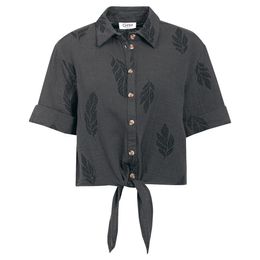 Gina Damen Musselin-Bluse mit Allover-Muster