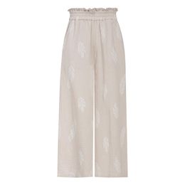Gina Damen Musselin-Hose mit ger&uuml;schtem Bund