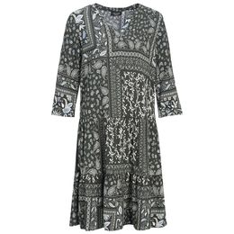 Gina Damen Kleid mit Allover-Muster