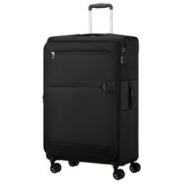 Weichgep&auml;ck-Trolley Samsonite "URBIFY, verschiedene Gr&ouml;&szlig;en", Gr. B/H/T: 48cm x 78cm x 30cm 107 l, schwarz, Recycle-Polyester, Koffer, aus Recycle-Polyester, mit Kreuzspanngurt, mit Fronttasche