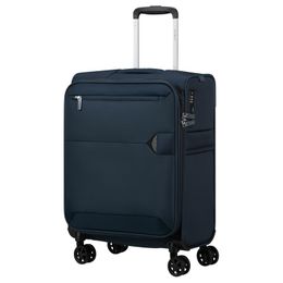 Weichgep&auml;ck-Trolley Samsonite "URBIFY, verschiedene Gr&ouml;&szlig;en", Gr. B/H/T: 40cm x 55cm x 23cm 39 l, blau (navy blau), Recycle-Polyester, Koffer, aus Recycle-Polyester, mit Kreuzspanngurt, mit Fronttasche