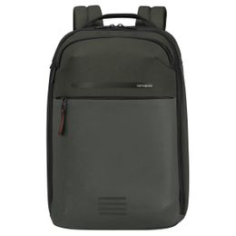 Laptoprucksack Samsonite "MODERNY 15,6 Zoll", Gr. B/H/T: 28cm x 44cm x 18cm, gr&uuml;n, Textil, Rucks&auml;cke Laptoprucksack, Gesch&auml;ftsrucksack, Freizeitrucksack mit vielen F&auml;chern