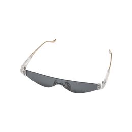 Sonnenbrille Urban Classics "Urban Classics Unisex Sunglasses Valencia", Damen, grau (transparent, gold), Sonnenbrillen Sonnenbrille