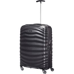 Hartschalen-Trolley Samsonite "LITE-SHOCK, verschiedene Gr&ouml;&szlig;en", Gr. B/H/T: 51,5cm x 75cm x 31cm 98,5 l, schwarz, Obermaterial: 100% Polypropylen, unifarben, Koffer, mit voll gef&uuml;ttertem Innenraum, mit Trennplatte mit Rei&szlig;verschluss
