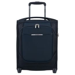 Weichgep&auml;ck-Trolley Samsonite "RE-LITE, 45 cm", Gr. B/H/T: 36cm x 45cm x 20cm 29 l, blau (midnight blau), Polyester, Koffer, mit arretierbarem und versenkbarem Druckknopf, mit Adressanh&auml;nger