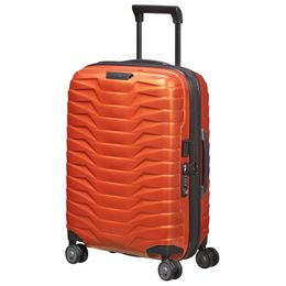 Hartschalen-Trolley Samsonite "PROXIS, verschiedene Farben", Gr. B/H/T: 40cm x 55cm x 20cm 40 l, flame, Polypropylen, unifarben, Koffer, aus Polypropylen, Tragegriff oben und seitlich
