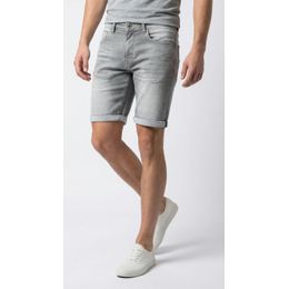 Jeansshorts Cars Jeans "SEATLE Short", Herren, Gr. XS, N-Gr, grau (grau used), Web, Obermaterial: 86% Baumwolle, 13% Polyester, 1% Elasthan, unifarben, regular fit, Jeans Jeansshorts
