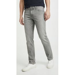 Jack & Jones Regular-fit-Jeans JACK & JONES "JJICLARK im Used-Look, Stretchkomfort und niedrige Leibh&ouml;he", Herren, Gr. 30, L&auml;nge 32, grau denim, Denim/Jeans, Obermaterial: 98% Baumwolle, 2% Elasthan, Abriebeffekte, regular fit lang, Jeans, Baumwollmischung, regular fit