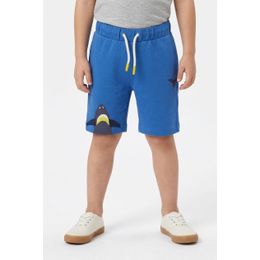 Sweatbermudas Blue Seven, Jungen, Gr. 116, N-Gr, ocean, Sweatware, Obermaterial: 100% Baumwolle, bedruckt, unifarben, Basic kniefrei, Hosen
