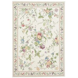 Teppich Gr. 3, beige (creme), B:80cm H:4mm L:150cm, Baumwolle, Kunstfaser, Polyester, Polypropylen, Teppiche, Teppich