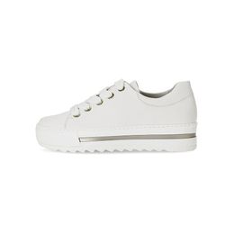 Gabor Leder-Sneakers in Creme - 53% | Gr&ouml;&szlig;e 38,5 | Damen-sneakers