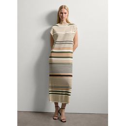Stefanel Kleid in Creme/ Beige/ Khaki - 64% | Gr&ouml;&szlig;e S | Damen-kleider