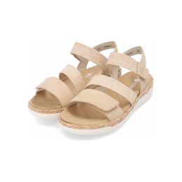 Remonte Keilsandaletten in Beige - 36% | Gr&ouml;&szlig;e 38 | Damen-sandalen