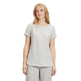 Betty Barclay Leinen-Bluse in Hellgrau - 81% | Gr&ouml;&szlig;e 36 | Damen-blusen