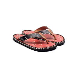 Calceo Zehentrenner in Pink/ Schwarz - 74% | Gr&ouml;&szlig;e 35 | Damen-sandalen