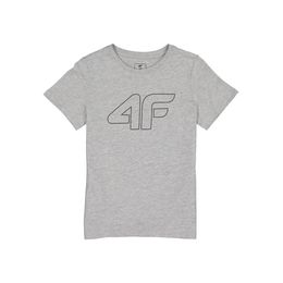 4F Shirt in Grau - 65% | Gr&ouml;&szlig;e 128 | Kinder-oberteile
