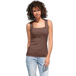 Heine Top in Dunkelbraun - 36% | Gr&ouml;&szlig;e 38 | Damen-tops