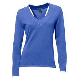 Heine Pullover in Blau - 48% | Gr&ouml;&szlig;e 38 | Damen-pullover-cardigans