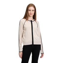 Betty Barclay Cardigan in Creme/ Schwarz - 67% | Gr&ouml;&szlig;e 48 | Damen-pullover-cardigans