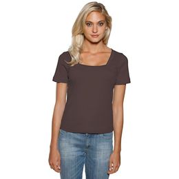 Heine Shirt in Dunkelbraun - 37% | Gr&ouml;&szlig;e 46 | Damen-tops
