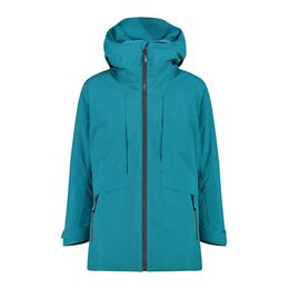 CMP Ski-/ Snowboardjacke in T&uuml;rkis - 64% | Gr&ouml;&szlig;e 128 | Kinder-outdoor-jacken
