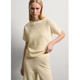 Stefanel Pullover in Hellgelb - 60% | Gr&ouml;&szlig;e L | Damen-pullover-cardigans