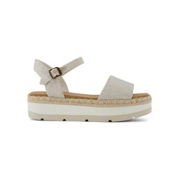 Toms Shoes TOMS Sandaletten in Creme - 62% | Gr&ouml;&szlig;e 37 | Damen-sandalen