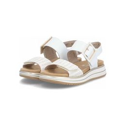 Remonte Leder-Sandalen in Wei&szlig; - 38% | Gr&ouml;&szlig;e 38 | Damen-sandalen