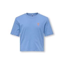 KIDS Only Shirt "Rex" in Hellblau - 40% | Gr&ouml;&szlig;e 122/128 | Kinder-oberteile