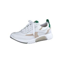 Paul Green Leder-Sneakers in Wei&szlig; - 53% | Gr&ouml;&szlig;e 40 | Damen-sneakers