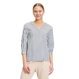 BETTY & CO BETTY & CO Bluse in Creme/ Dunkelblau - 62% | Gr&ouml;&szlig;e 36 | Damen-blusen