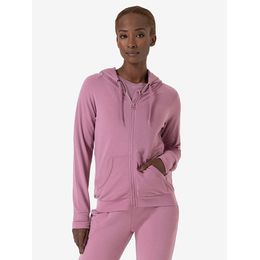 super.natural Sweatjacke "Everyday" in Rosa - 63% | Gr&ouml;&szlig;e S | Damen-sweatshirts-jacken