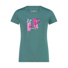 CMP Funktionsshirt in T&uuml;rkis - 47% | Gr&ouml;&szlig;e 110 | Kinder-oberteile