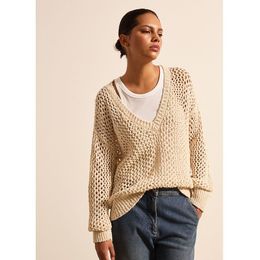 Stefanel Pullover in Beige - 63% | Gr&ouml;&szlig;e S | Damen-pullover-cardigans