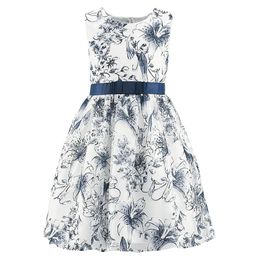 happy girls by Eisend Kleid in Wei&szlig;/ Dunkelblau - 54% | Gr&ouml;&szlig;e 134 | Kinderkleider
