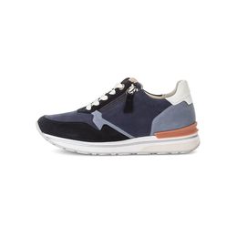 Gabor Leder-Sneakers in Dunkelblau/ Hellblau/ Wei&szlig; - 54% | Gr&ouml;&szlig;e 36 | Damen-sneakers
