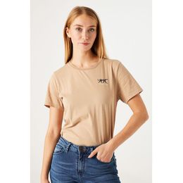 Garcia Shirt in Beige - 36% | Gr&ouml;&szlig;e M | Damen-tops
