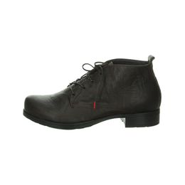 Think! Leder-Ankle-Boots in Braun - 48% | Gr&ouml;&szlig;e 37 | Stiefeletten