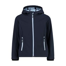 CMP Softshelljacke in Dunkelblau/ Hellblau - 47% | Gr&ouml;&szlig;e 128 | Kinder-outdoor-jacken