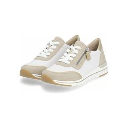 Remonte Sneakers in Wei&szlig;/ Beige - 36% | Gr&ouml;&szlig;e 41 | Damen-sneakers