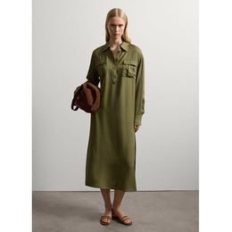 Stefanel Kleid in Khaki - 64% | Gr&ouml;&szlig;e L | Damen-kleider
