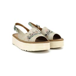 Calceo Sandaletten in Beige - 71% | Gr&ouml;&szlig;e 39 | Damen-sandalen