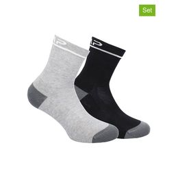 CMP 2er-Set: Socken in Hellgrau/ Schwarz - 34% | Gr&ouml;&szlig;e 34-36 | Kinder-outdoor-waesche