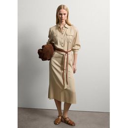 Stefanel Kleid in Beige - 62% | Gr&ouml;&szlig;e M | Damen-kleider