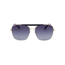 Polaroid Damen-Sonnenbrille in Gold/ Dunkelblau - 66% | Gr&ouml;&szlig;e 59 | Damen-brillen