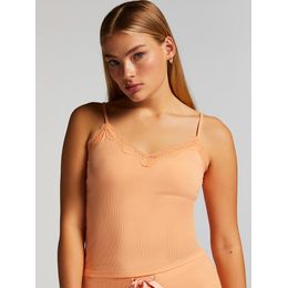 Hunkem&ouml;ller Hunkem&ouml;ller Pyjama-Top in Orange - 42% | Gr&ouml;&szlig;e M | Damen-loungewear