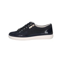 Caprice Leder-Sneakers in Dunkelblau - 57% | Gr&ouml;&szlig;e 36 | Damen-sneakers