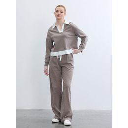BGN Bluse in Taupe - 77% | Gr&ouml;&szlig;e 38 | Damen-blusen