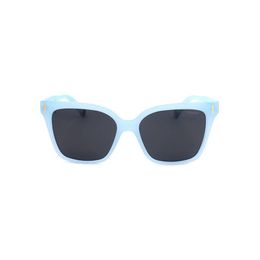 Polaroid Damen-Sonnenbrille in Hellblau/ Schwarz - 65% | Gr&ouml;&szlig;e 54 | Damen-brillen